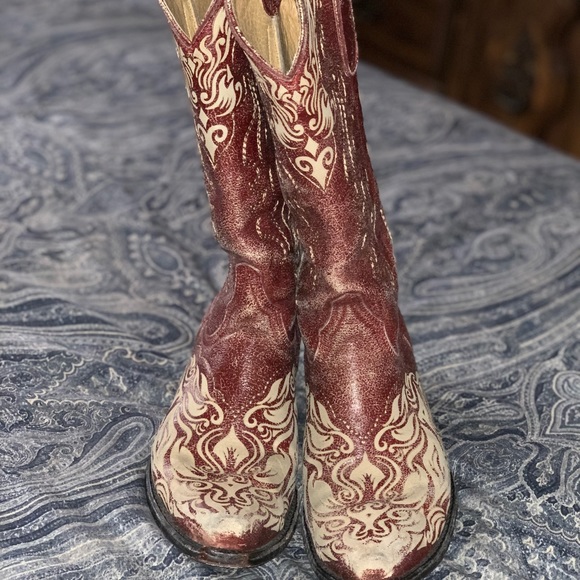 Old Gringo | Shoes | Old Gringo Red Flame Boots Goat Skin | Poshmark